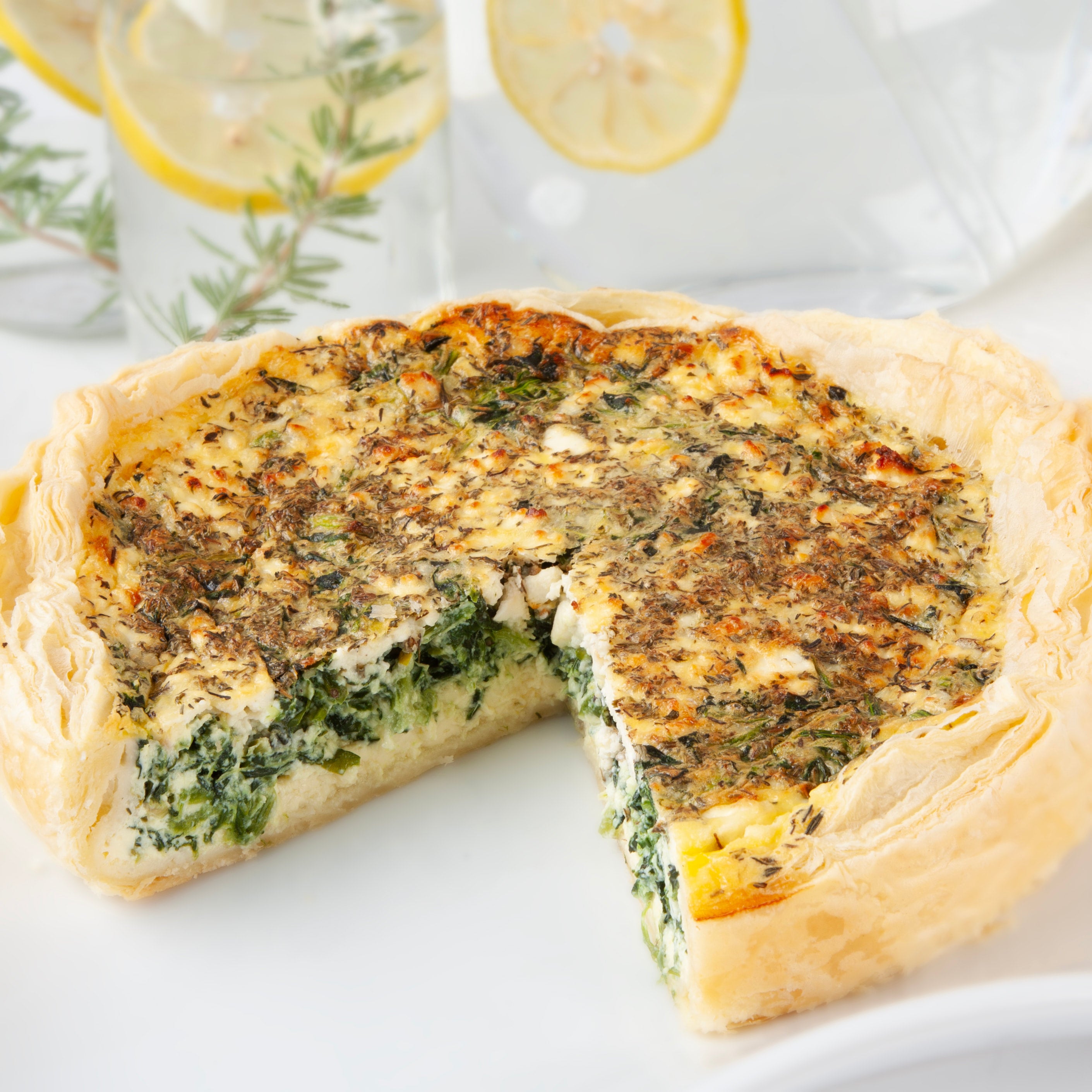 Large Quiche - Spinach & Feta | Detour Bakery